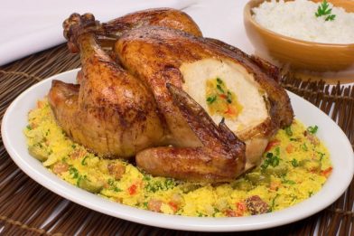 Receita de frango desossado recheado - Receitas Nota Dez
